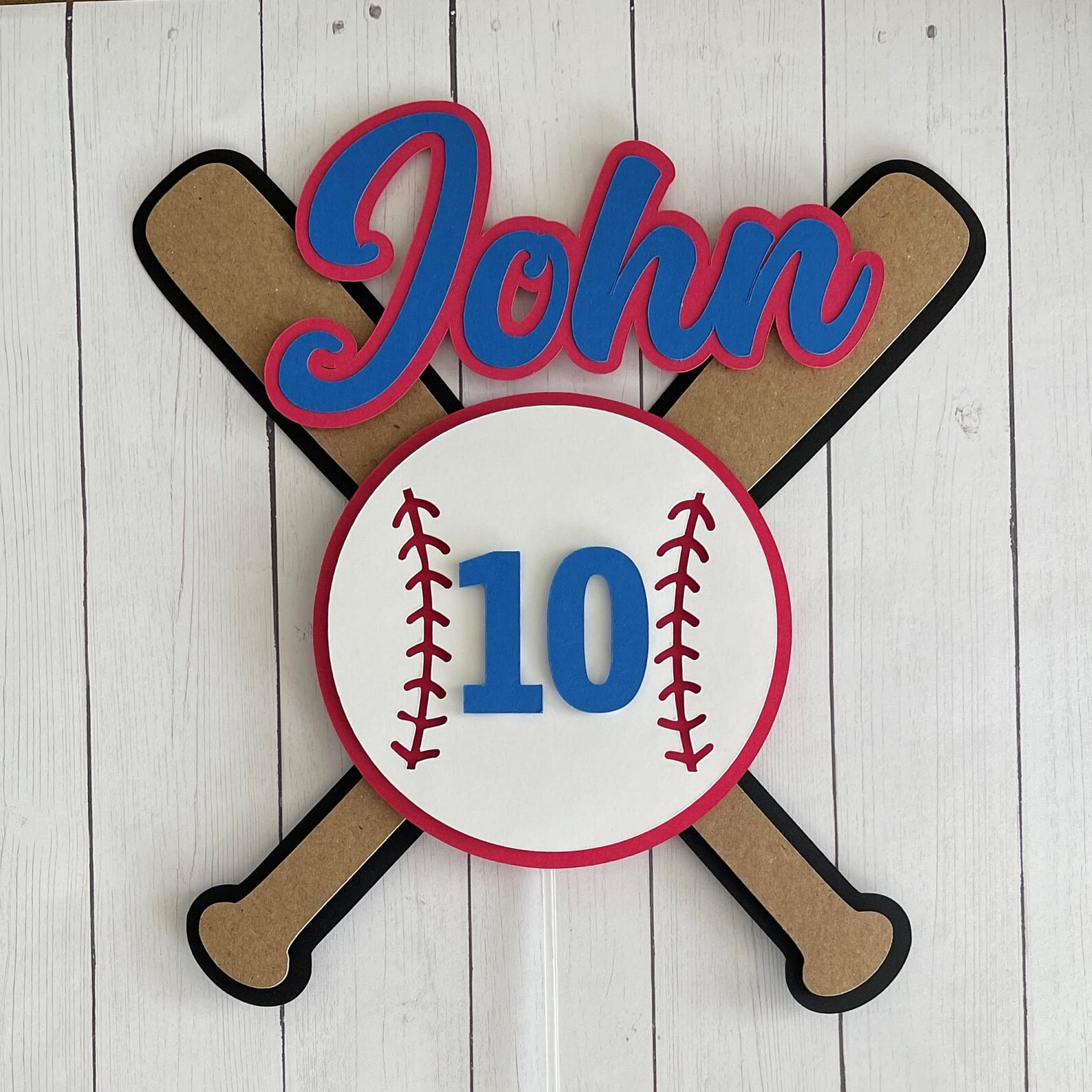 Baseball Cake Topper Personalized Baseball Cake Topper - Etsy