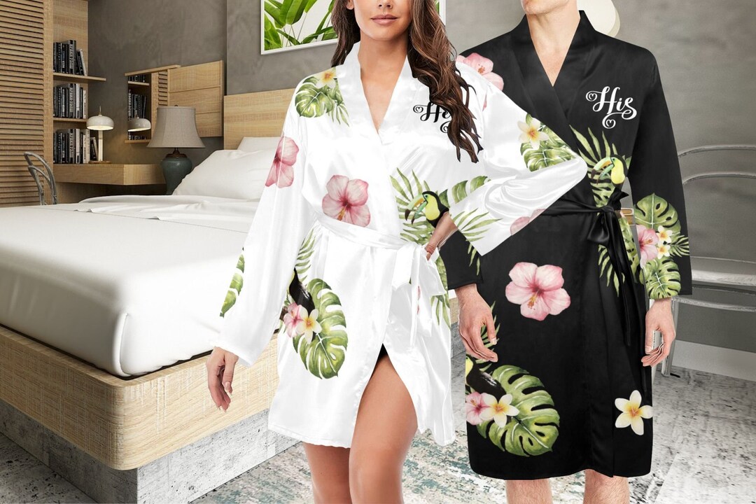 His and Her Robes Matching Couples' Bathrobes Honeymoon Gift ...