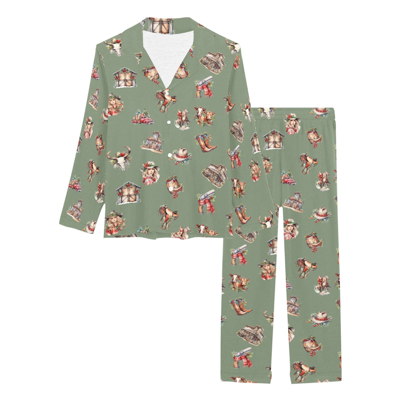 Country Christmas Morning Matching Family Outfit Gift for Christmas Eve ...