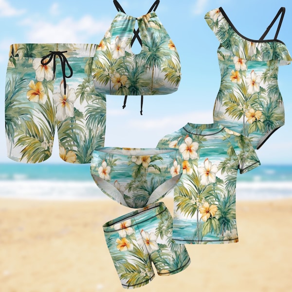 Mother Daughter Matching Swim Suits - Etsy