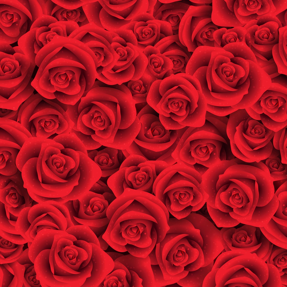 Rose Digital Paper - Flower Background - Spring Design - Summer ...