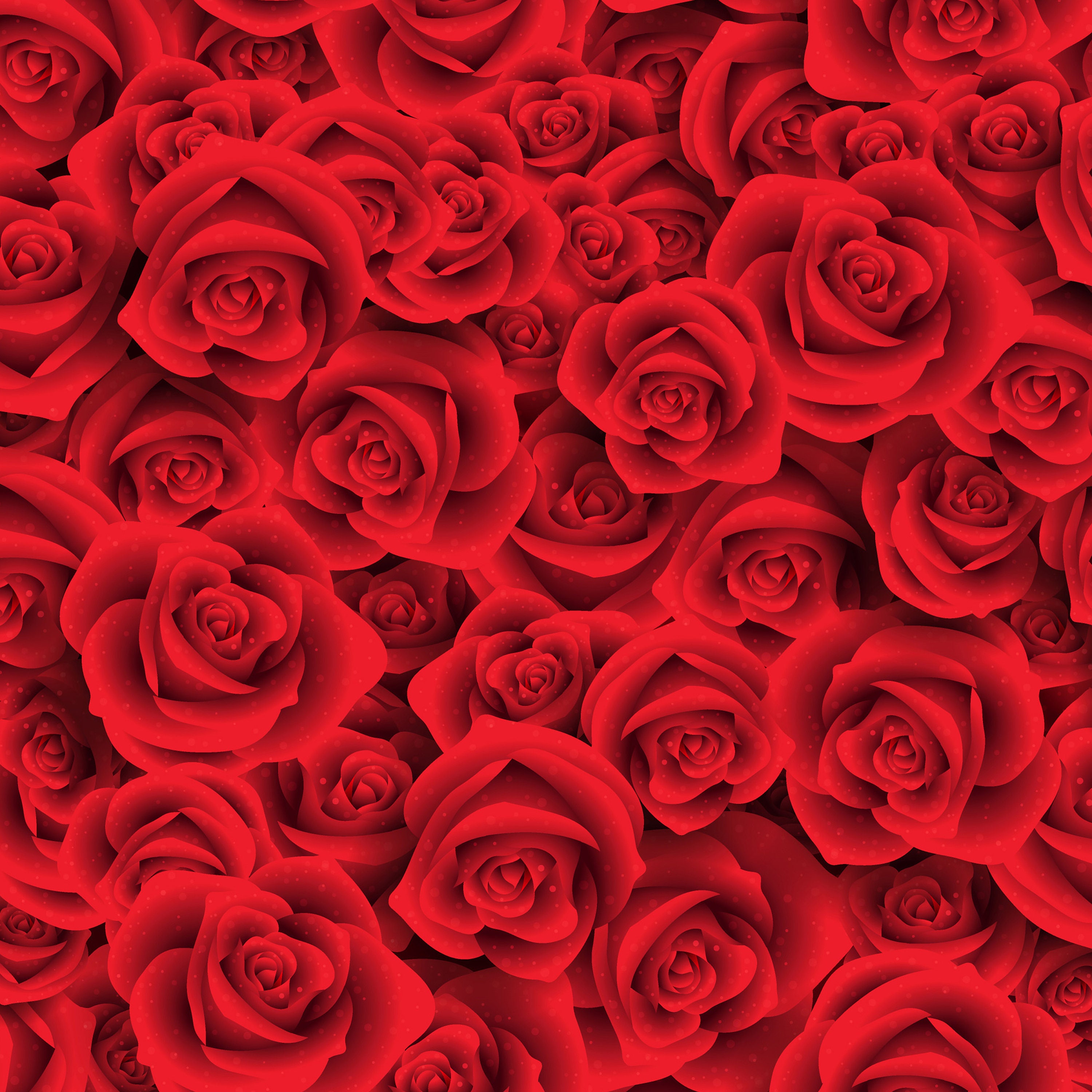 Rose Digital Paper - Flower Background - Spring Design - Summer ...