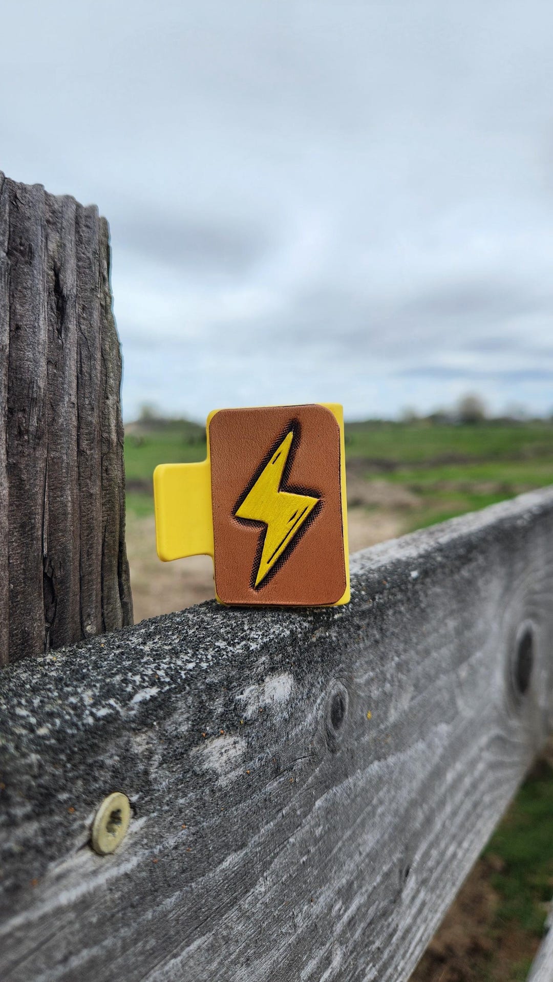 Small Yellow Lightning Hair Clip - Etsy