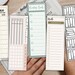 Habit Tracker Bookmarks | Instant Download, Digital Bookmarks Set ...