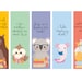 Printable Animal Reading Puns Bookmarks | Instant Download, Bookmarks ...