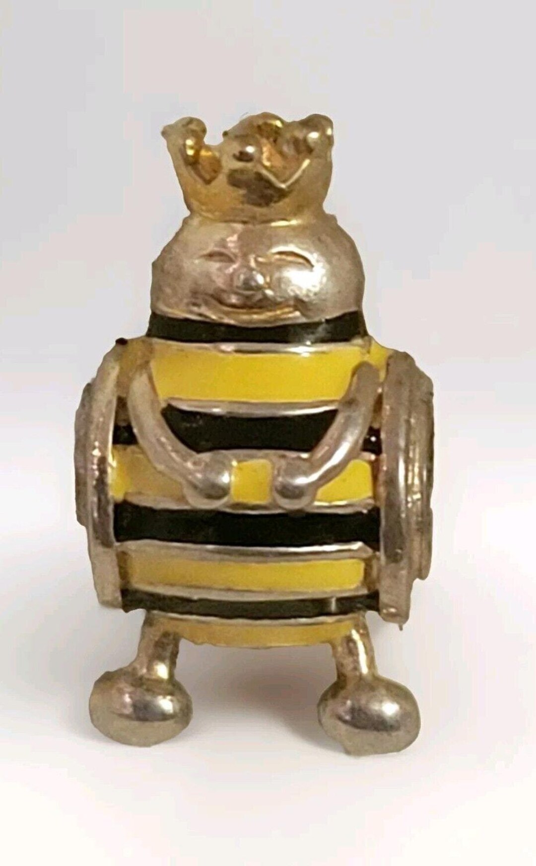 HALIA 925 Sterling Silver Queen Bee Charm Bracelet Bead - Etsy