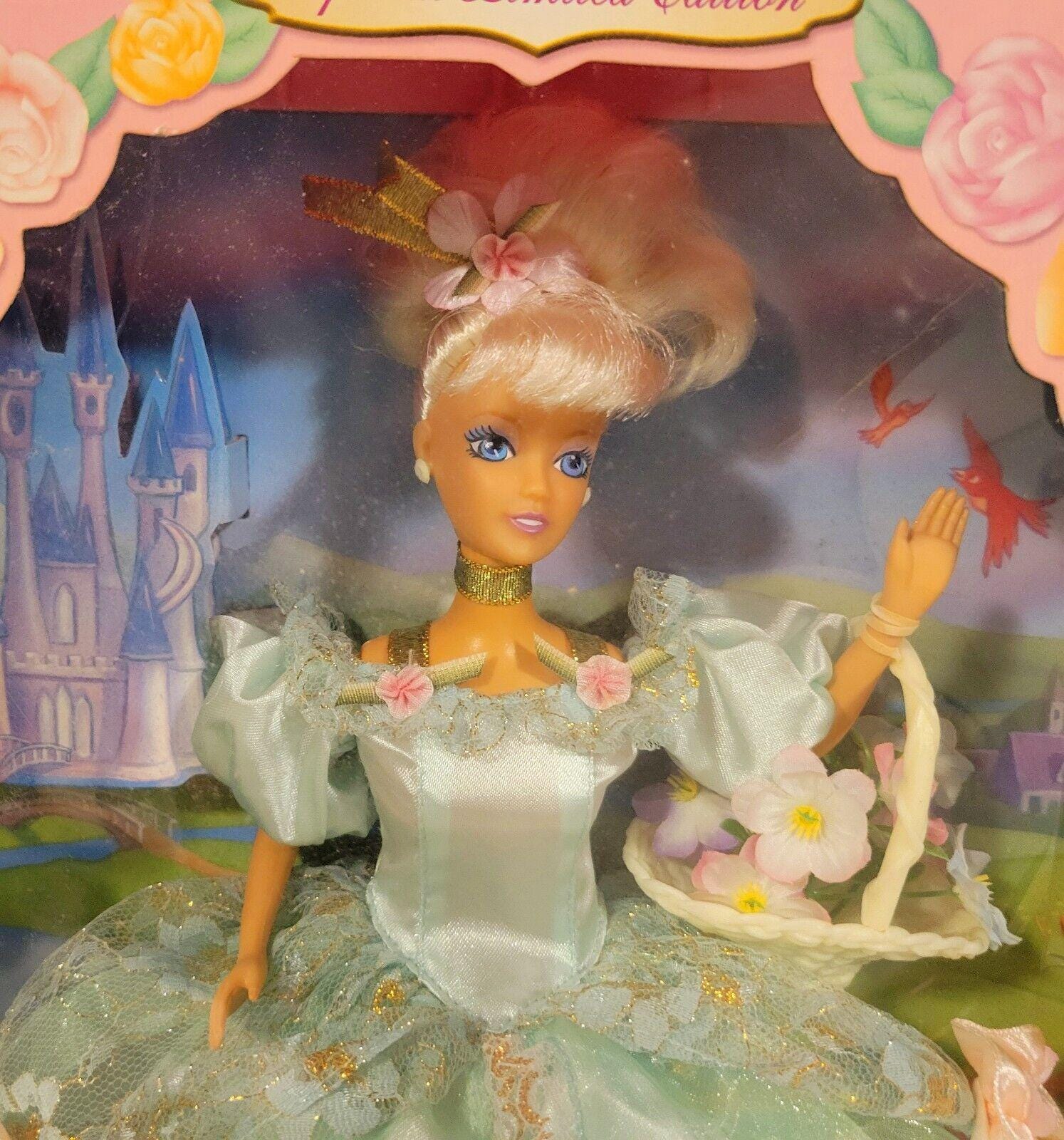 Vintage 1997 Cinderella Barbie Doll Clone Jakks Pacific Garden Fantasy ...