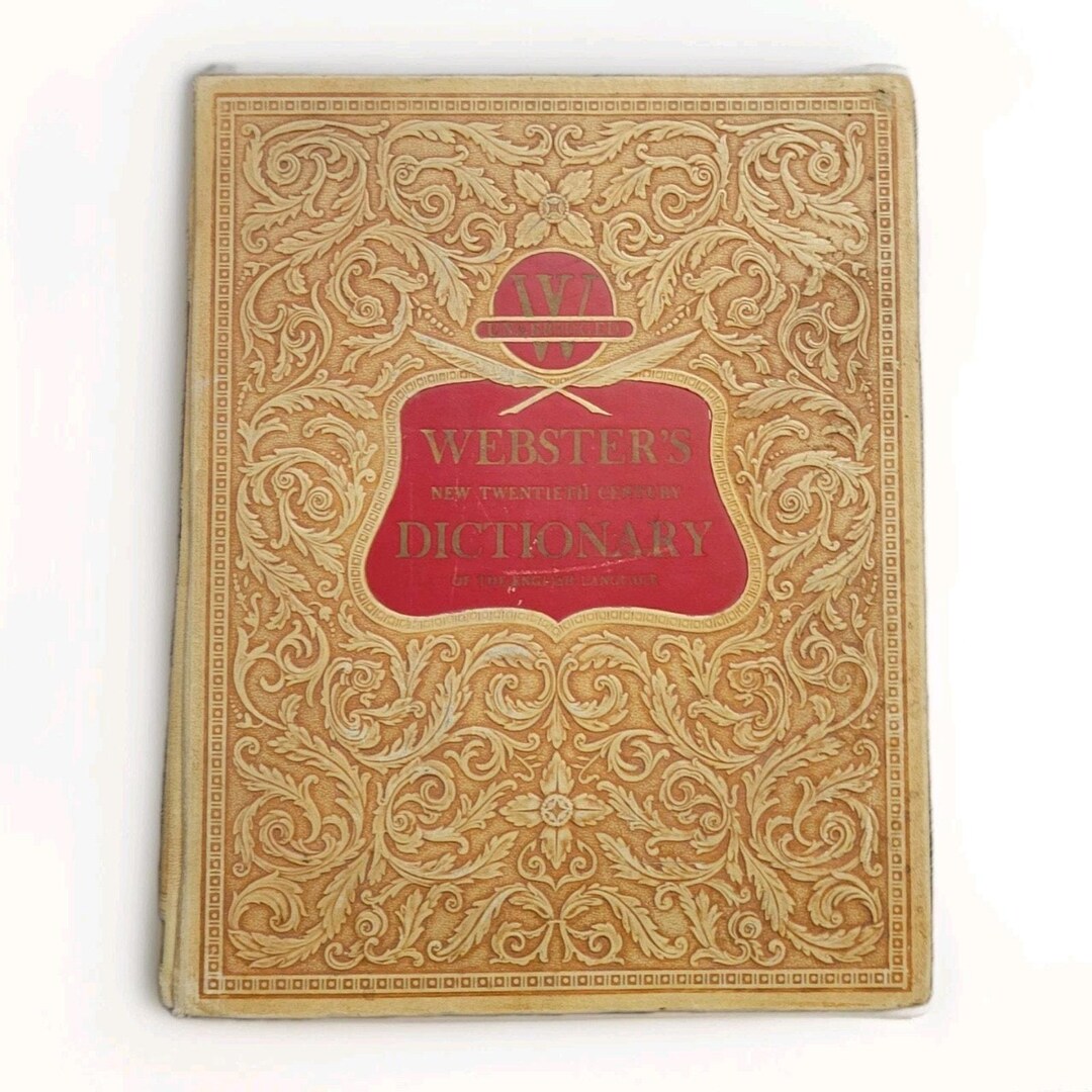 1952 Unabridged Webster's New 20th Century Dictionary Vintage Huge - Etsy