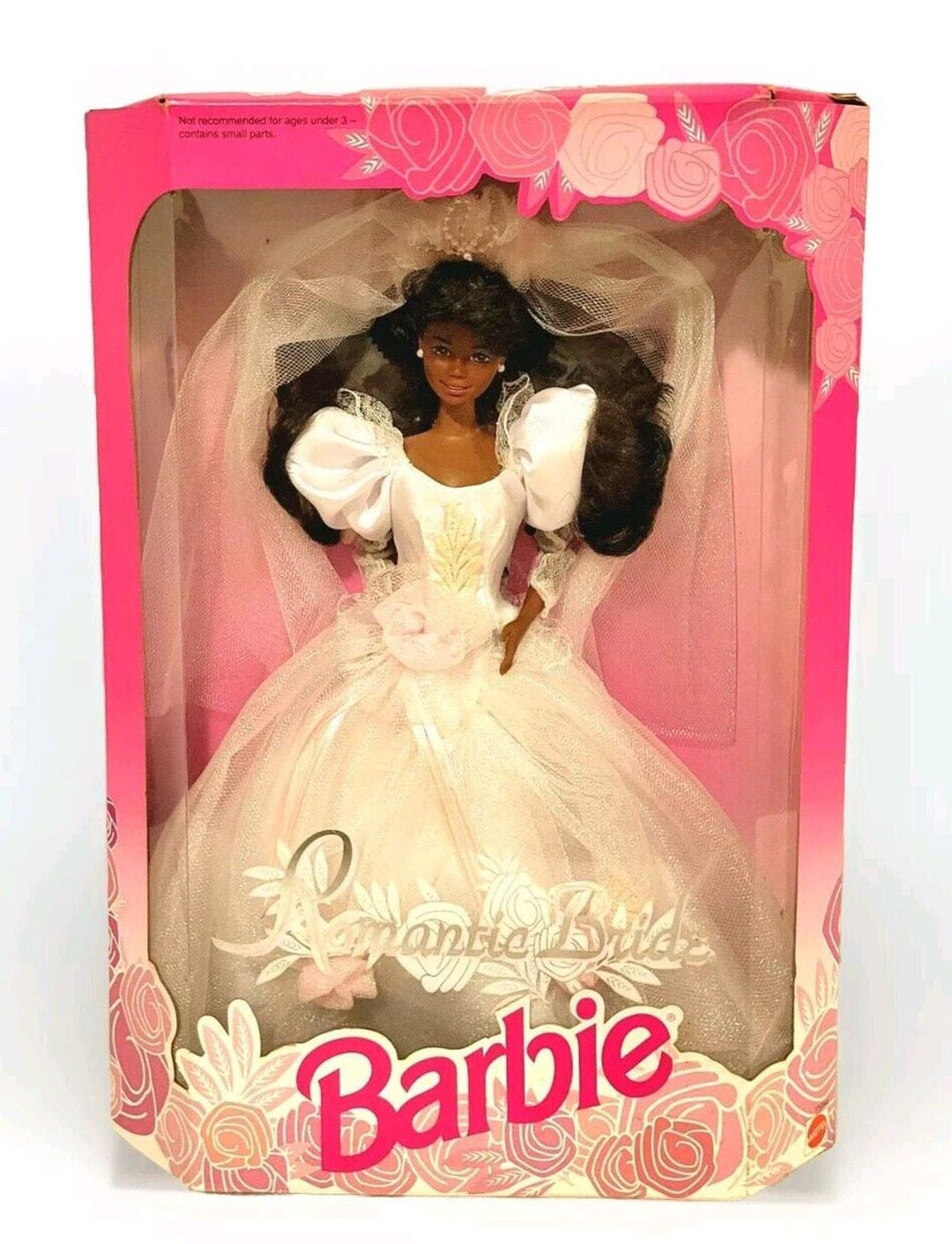 1992 Romantic Bride Barbie African American 11054 NIB New Mattel NRFB ...