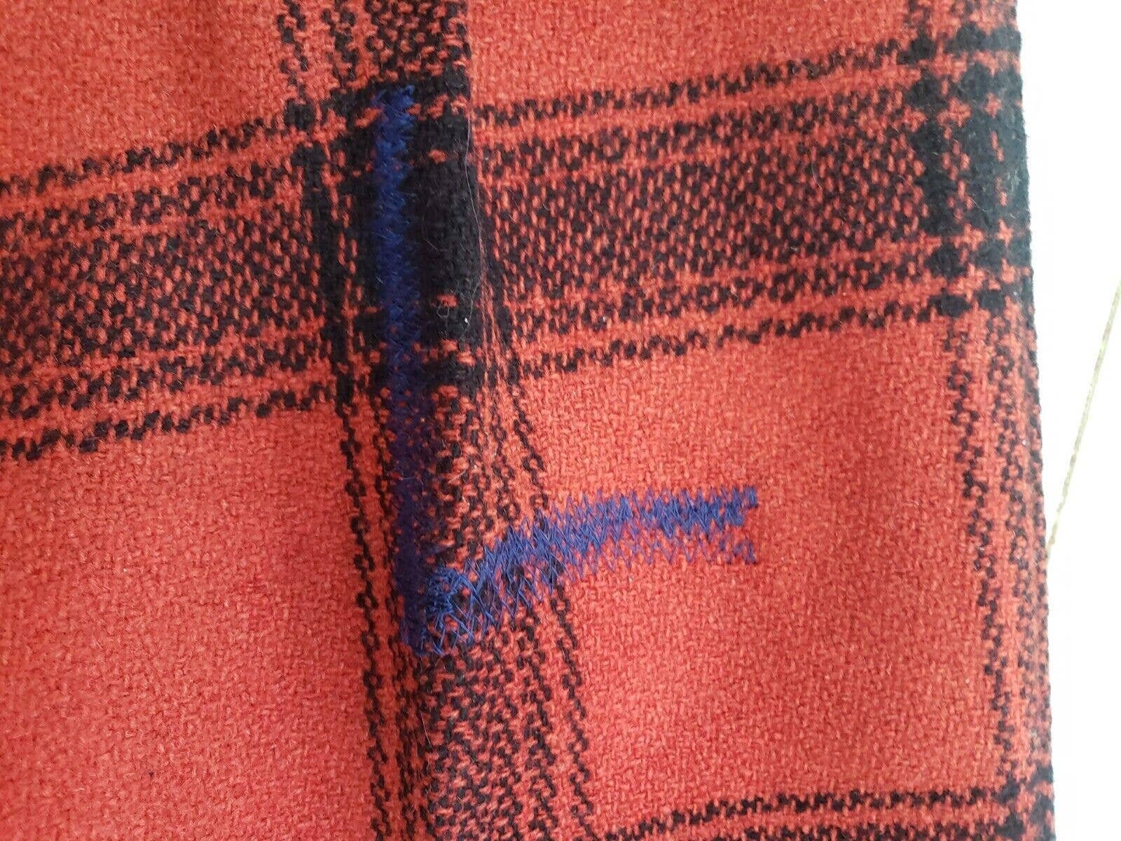 Vintage Wool Red Buffalo Plaid Pants for Hunting Size 28 Waist J.C ...