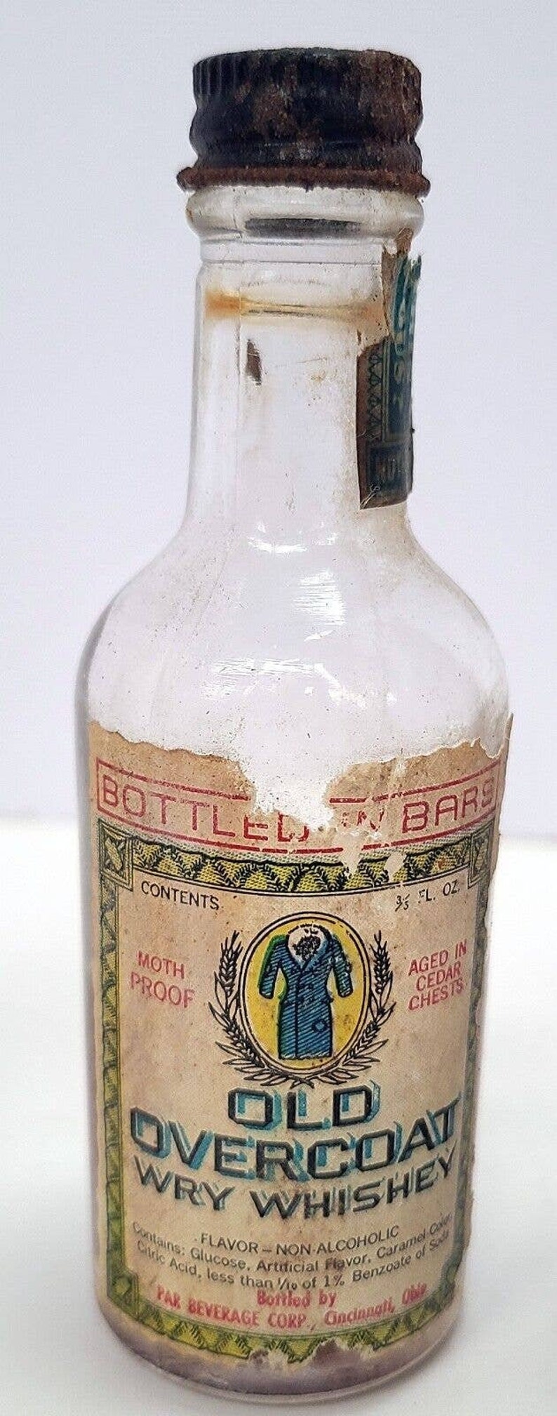 Vintage 1950s Miniature Glass Liquor Bottles Lot 4 Old - Etsy