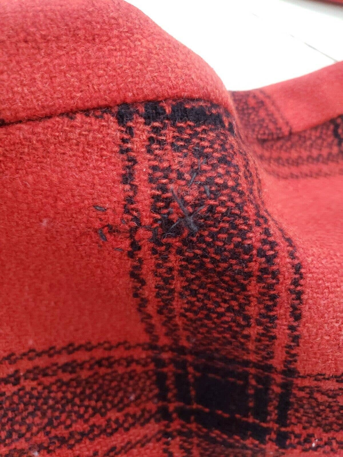 Vintage Wool Red Buffalo Plaid Pants for Hunting Size 28 Waist J.C ...