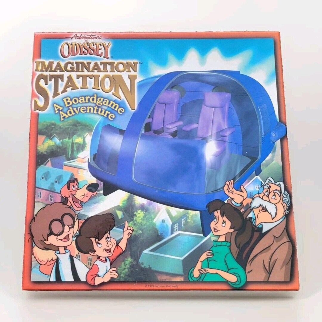1999 Adventures in Odyssey Imagination Station Board Game Focus on the Family - Etsy