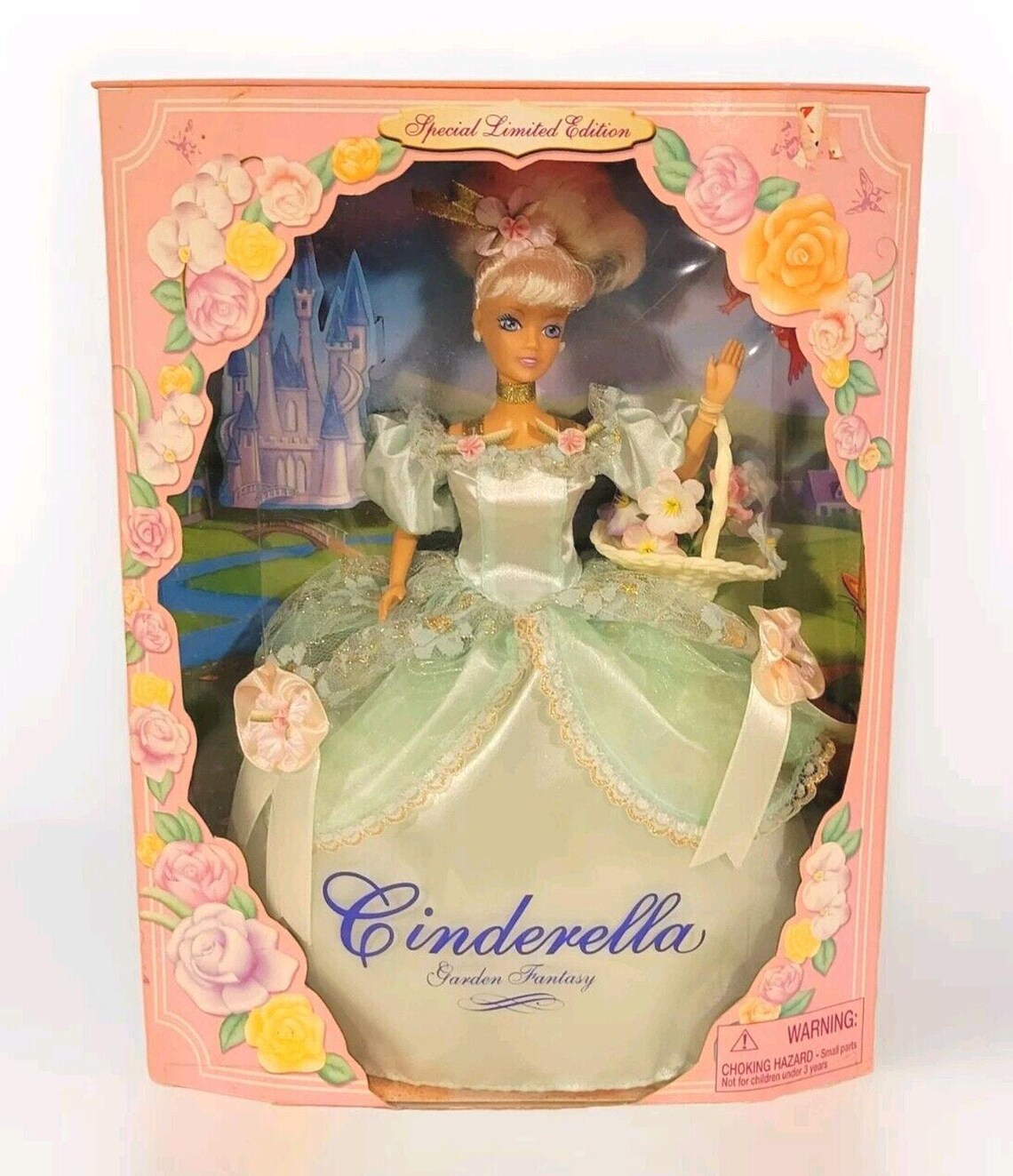 Vintage 1997 Cinderella Barbie Doll Clone Jakks Pacific Garden Fantasy ...