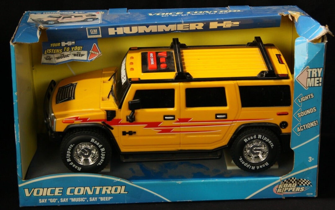 RARE Vintage 2004 Toy State Road Rippers GM Hummer H2 Voice Control ...