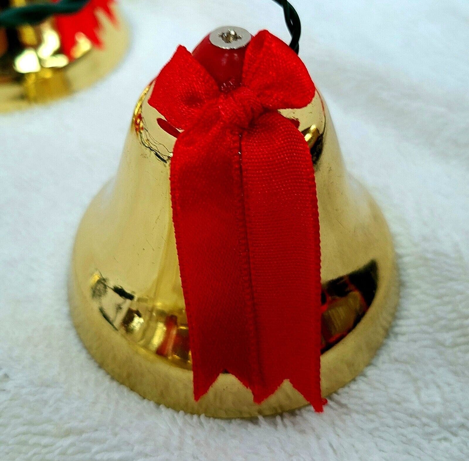 Vintage Christmas Caroling Bell Chimes Hanging Chiming Bells Plays 9 ...