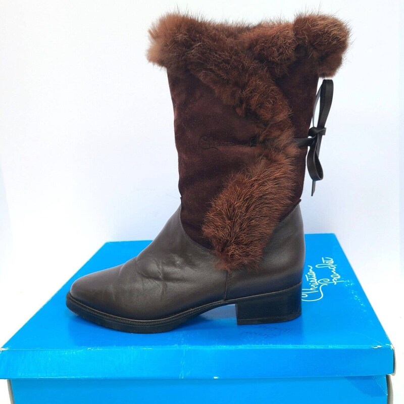 Brown Fur Boots Women - Etsy