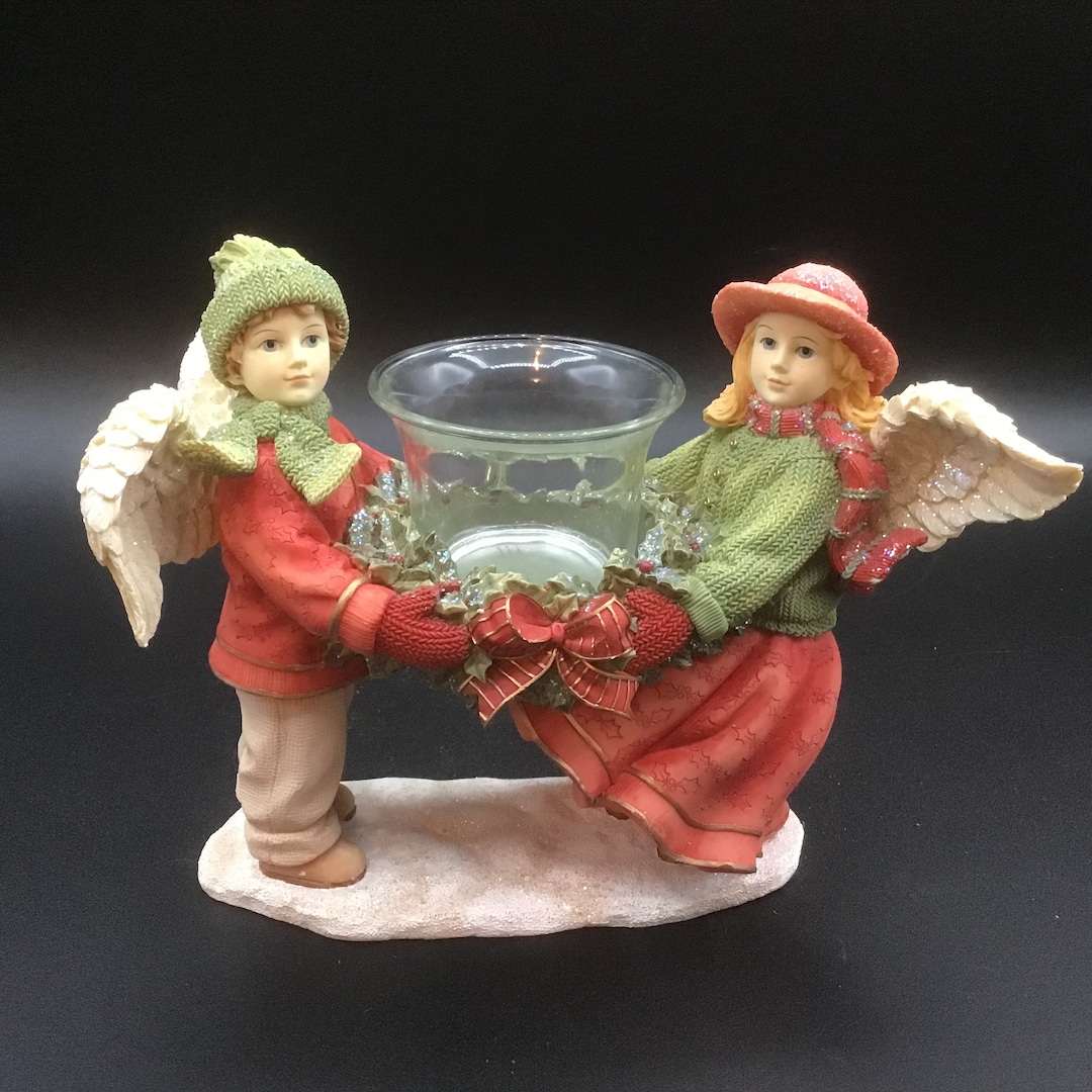 Betty Singer Angels Among Us Christmas "angels of Unity" Tea Light ...