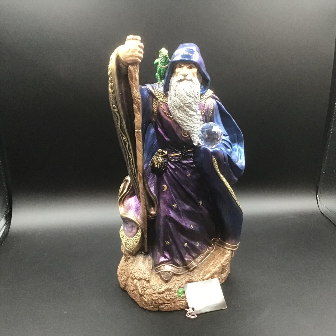 Windstone Editions Large Peacock Wizard By M Peña Made In California Usa Etsy