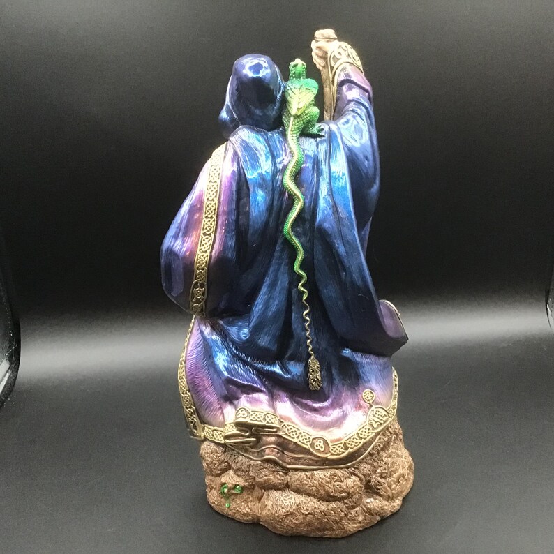 Windstone Editions Large Peacock Wizard by M. Peña. Made in California ...