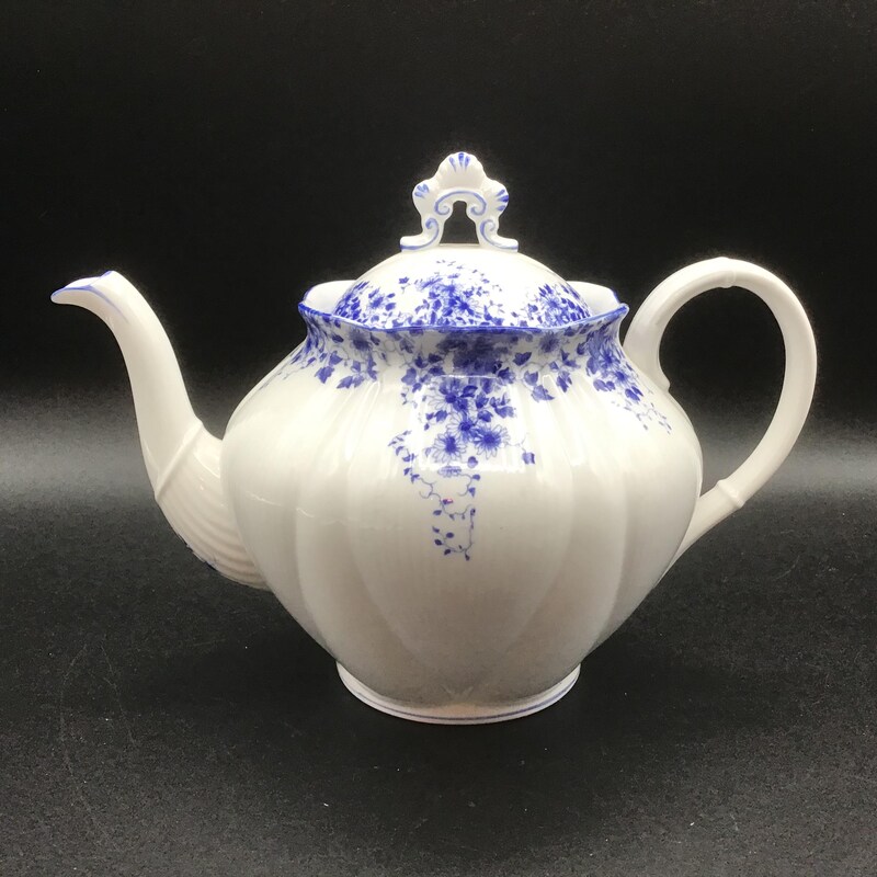 Blue Teapot - Etsy