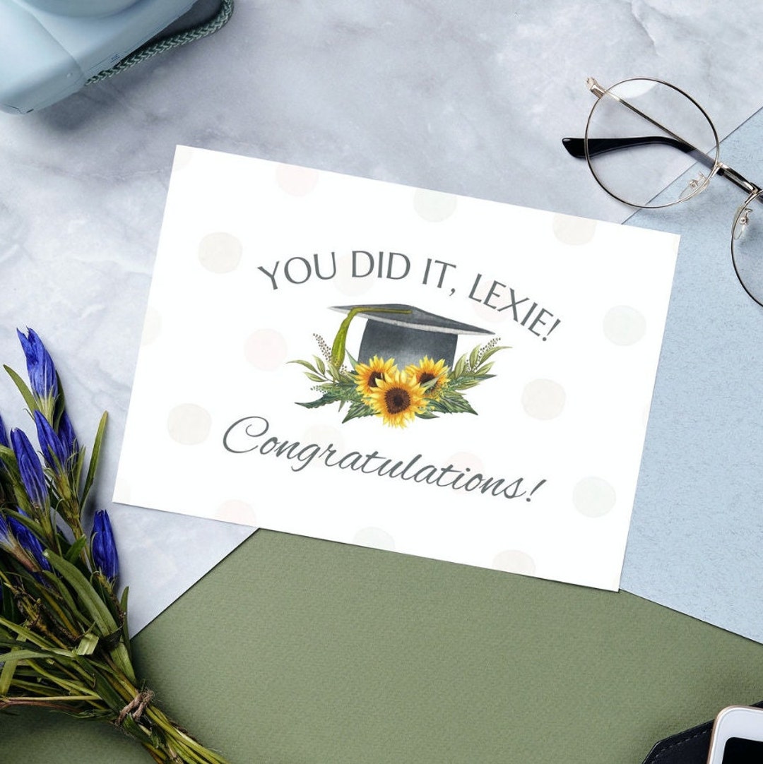 Graduation Card | Congratulations Card | Celebration Card | Grad Card ...