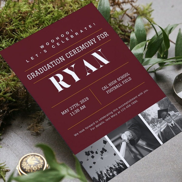 College Graduation Invitations - Etsy