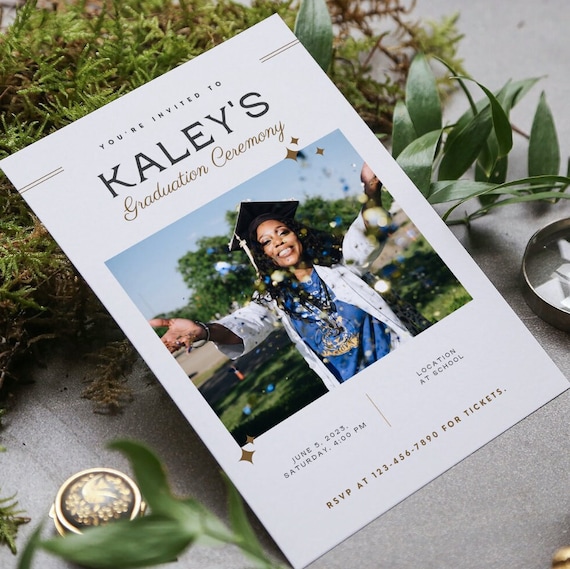 Graduation Invitation Graduation Ceremony Invitation - Etsy