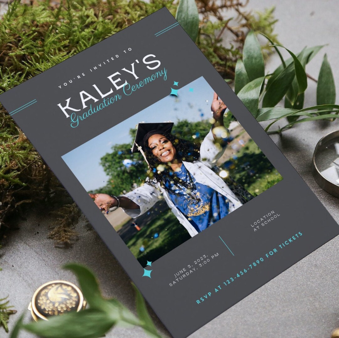 Graduation Ceremony Invitation | Graduation Invitation | Graduation ...