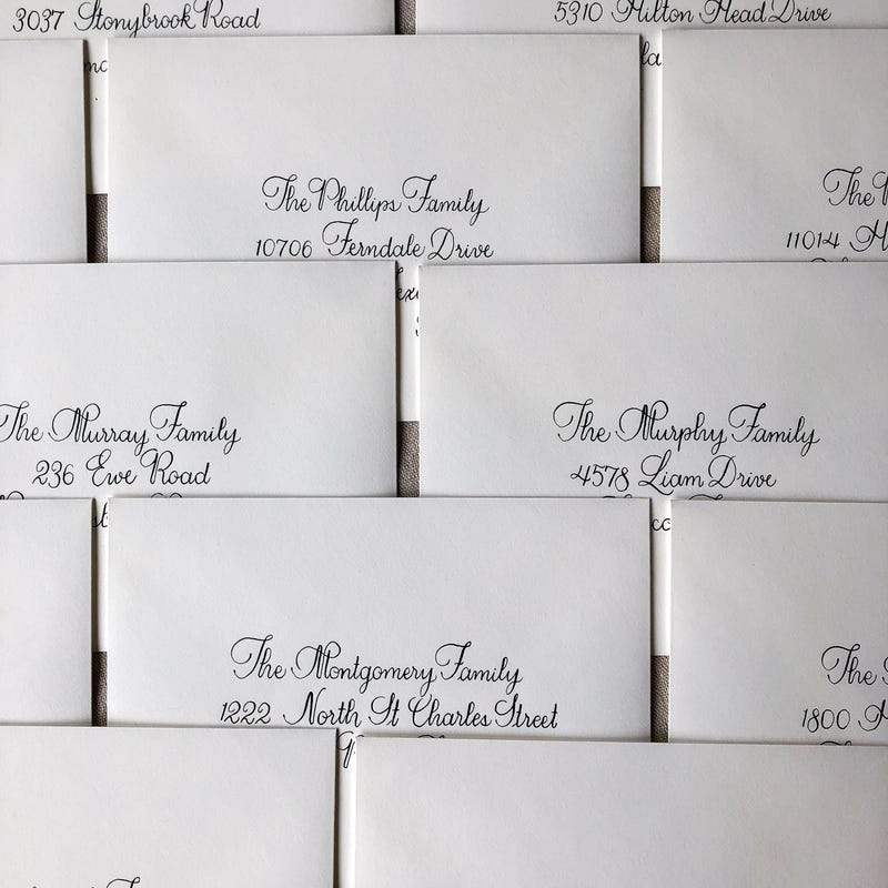Address Calligraphy - Etsy