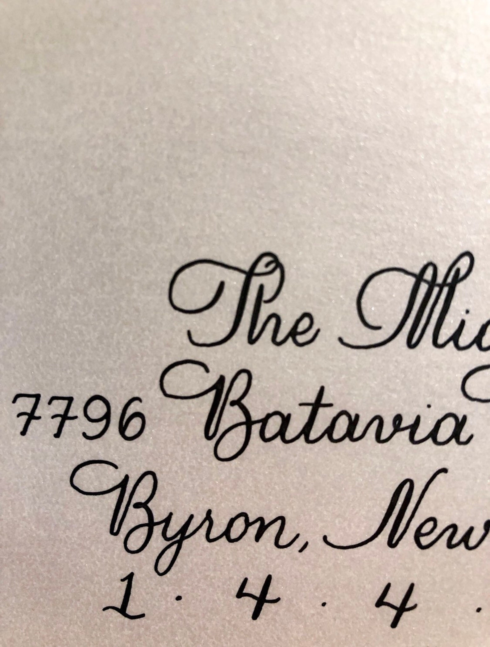 Classic Hand Lettered Envelope Addressing Calligraphy Wedding - Etsy