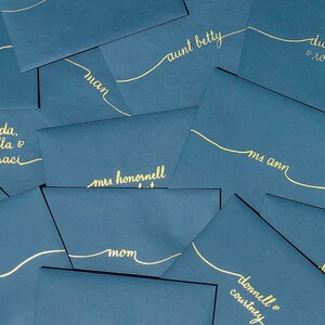 Calligraphed Envelopes, “venezia” Font, Hand Lettered Envelope ...