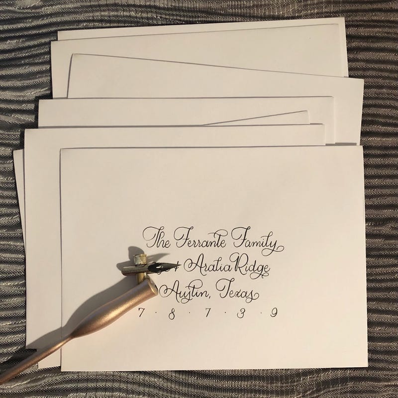 Hand Addressing - Etsy