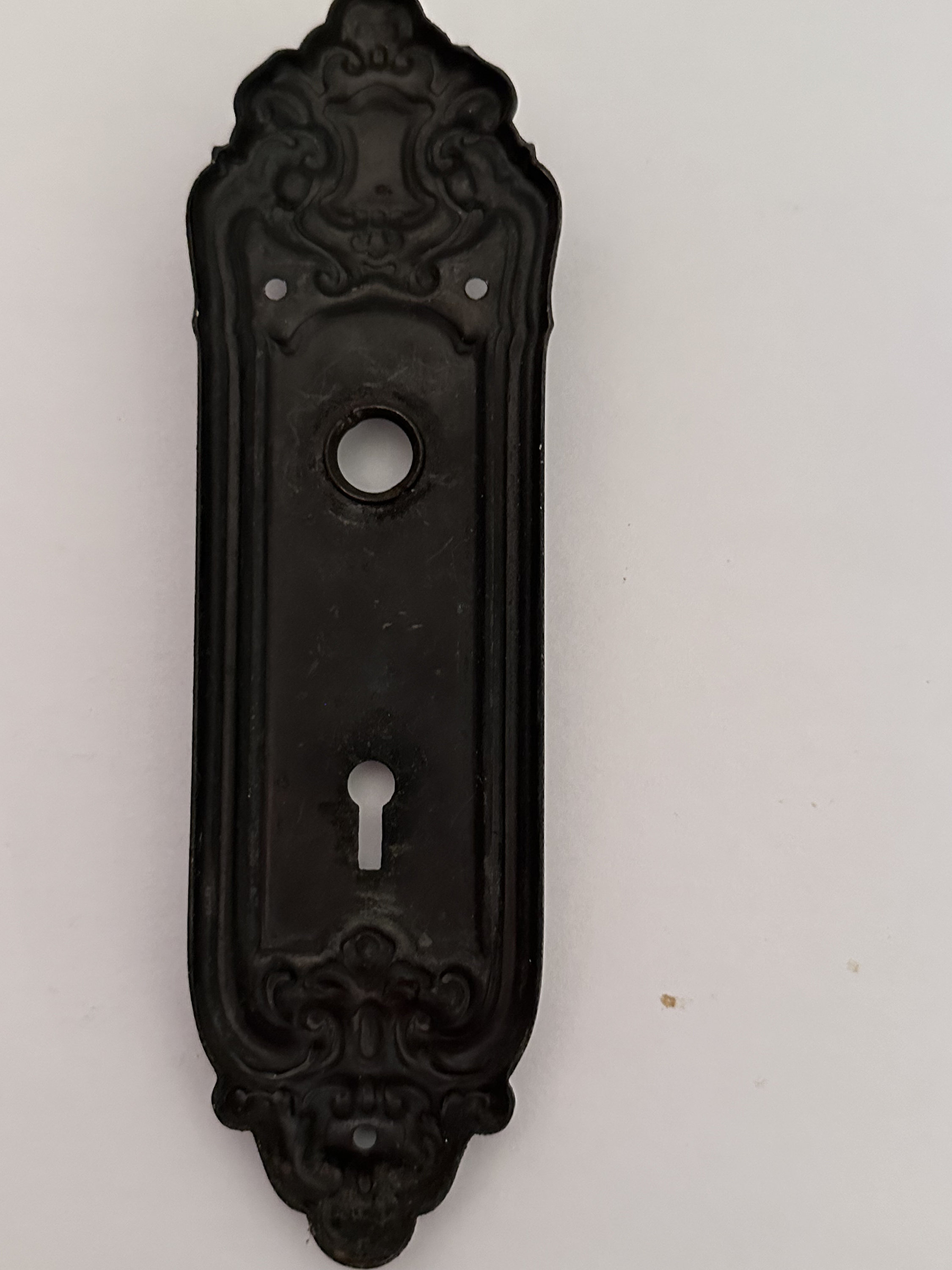 Antique Vintage Metal Door Plate - Etsy