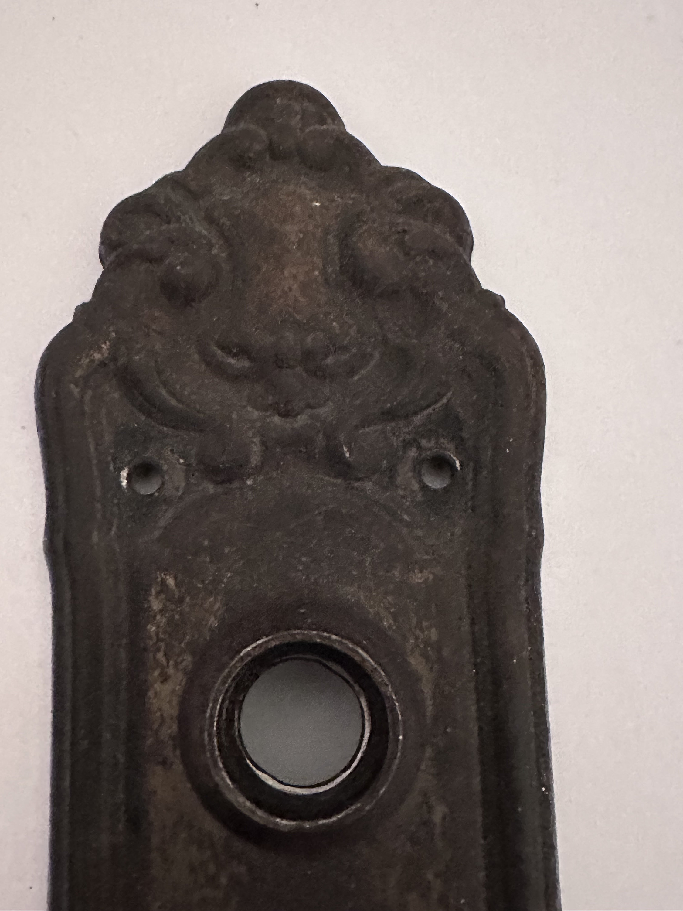 Antique Vintage Metal Door Plate - Etsy