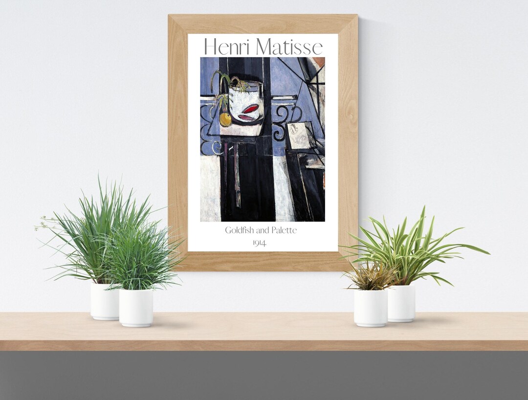 Matisse Goldfish and Palette, Matisse Art Print, Henri Matisse, Matisse ...