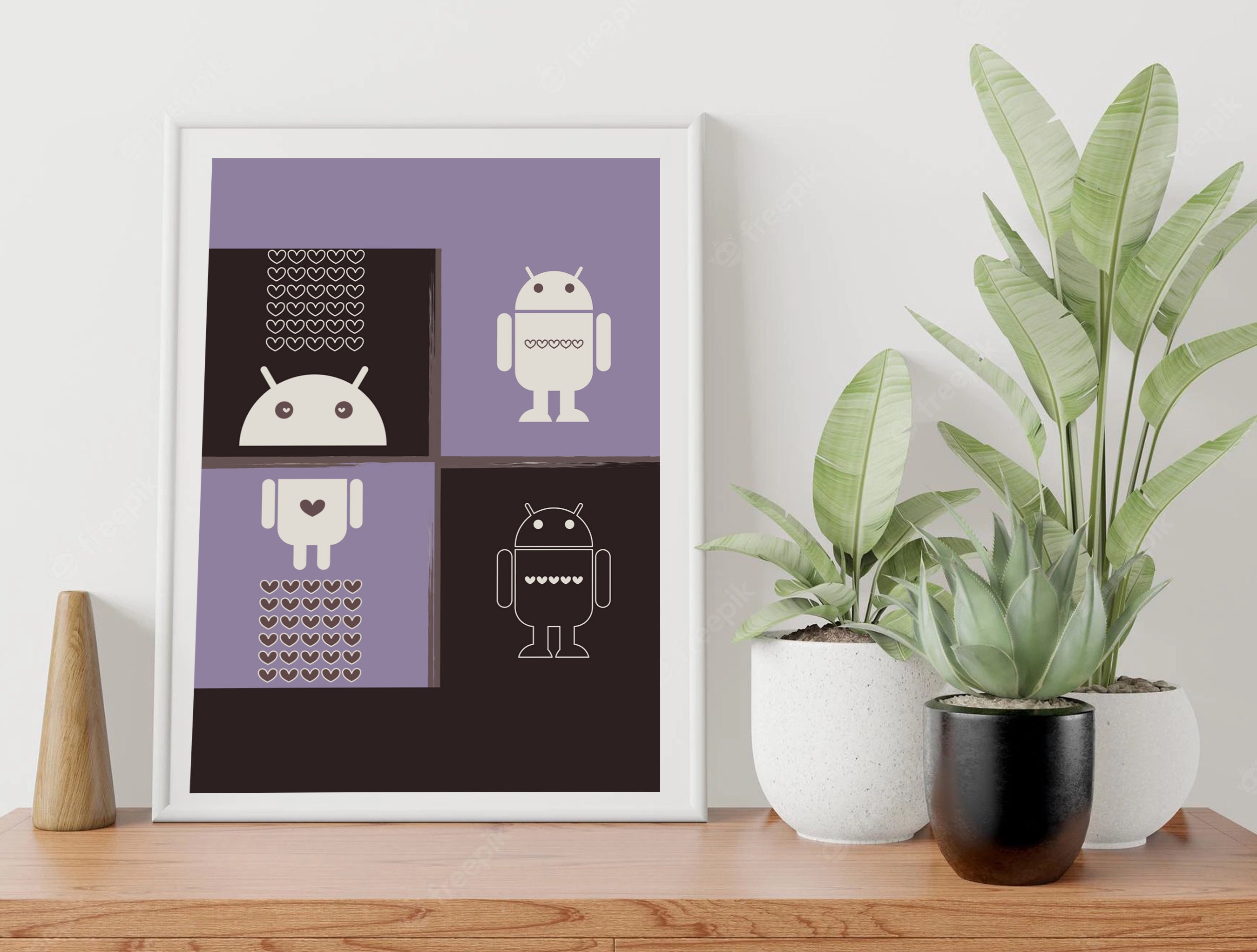 Robots Wall Art Set Digital Download Robot Prints Nursery - Etsy