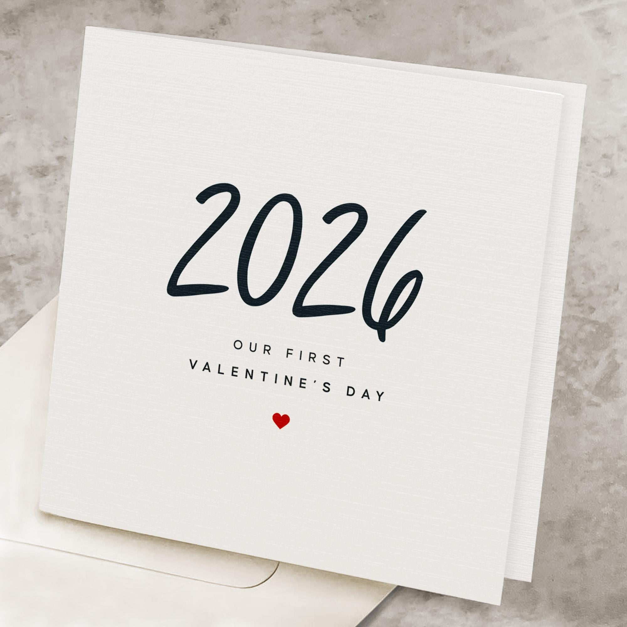 1st Valentines Day Card for Him, 2026, Our First Valentine's Day ...