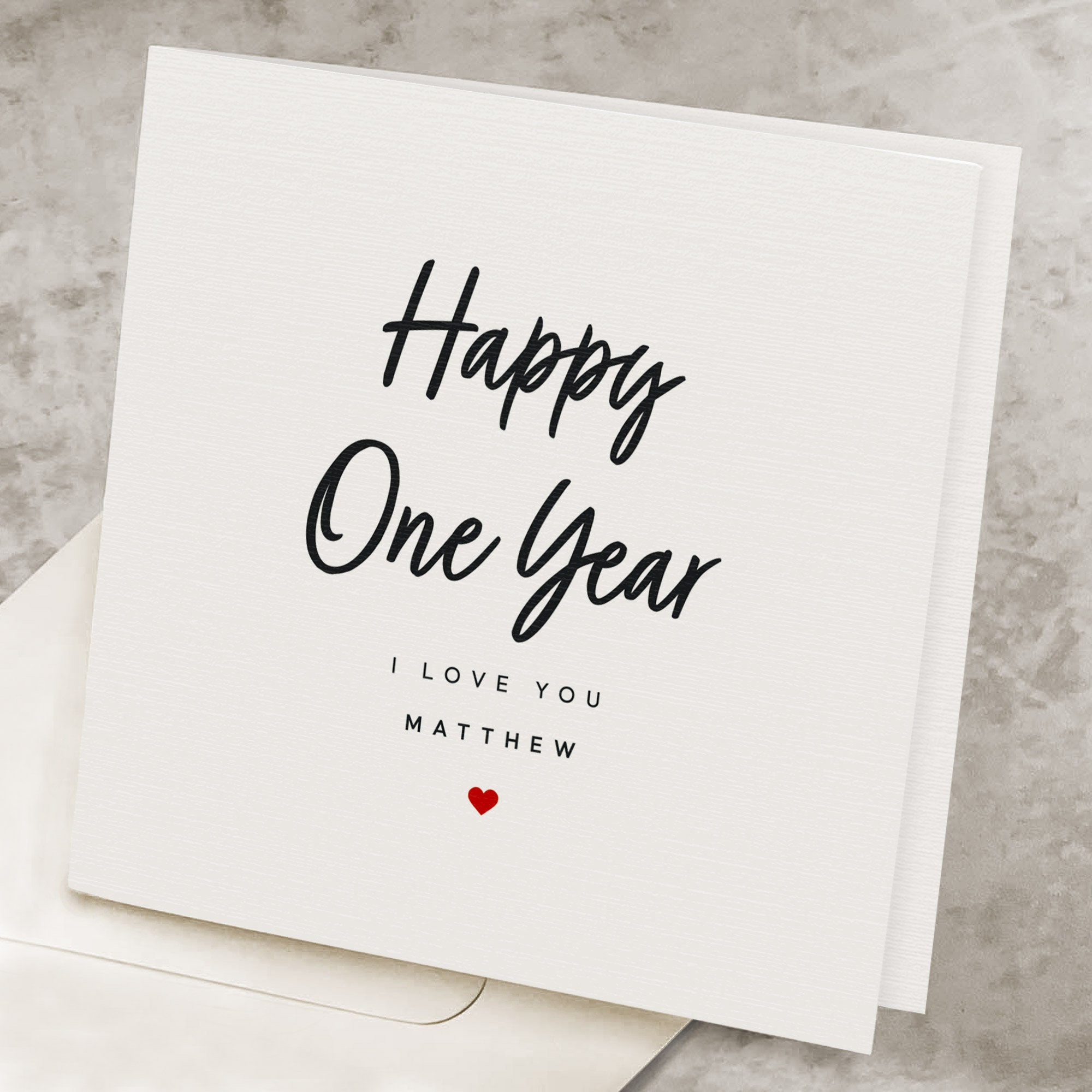 One Year Anniversary Gift Boyfriend Etsy