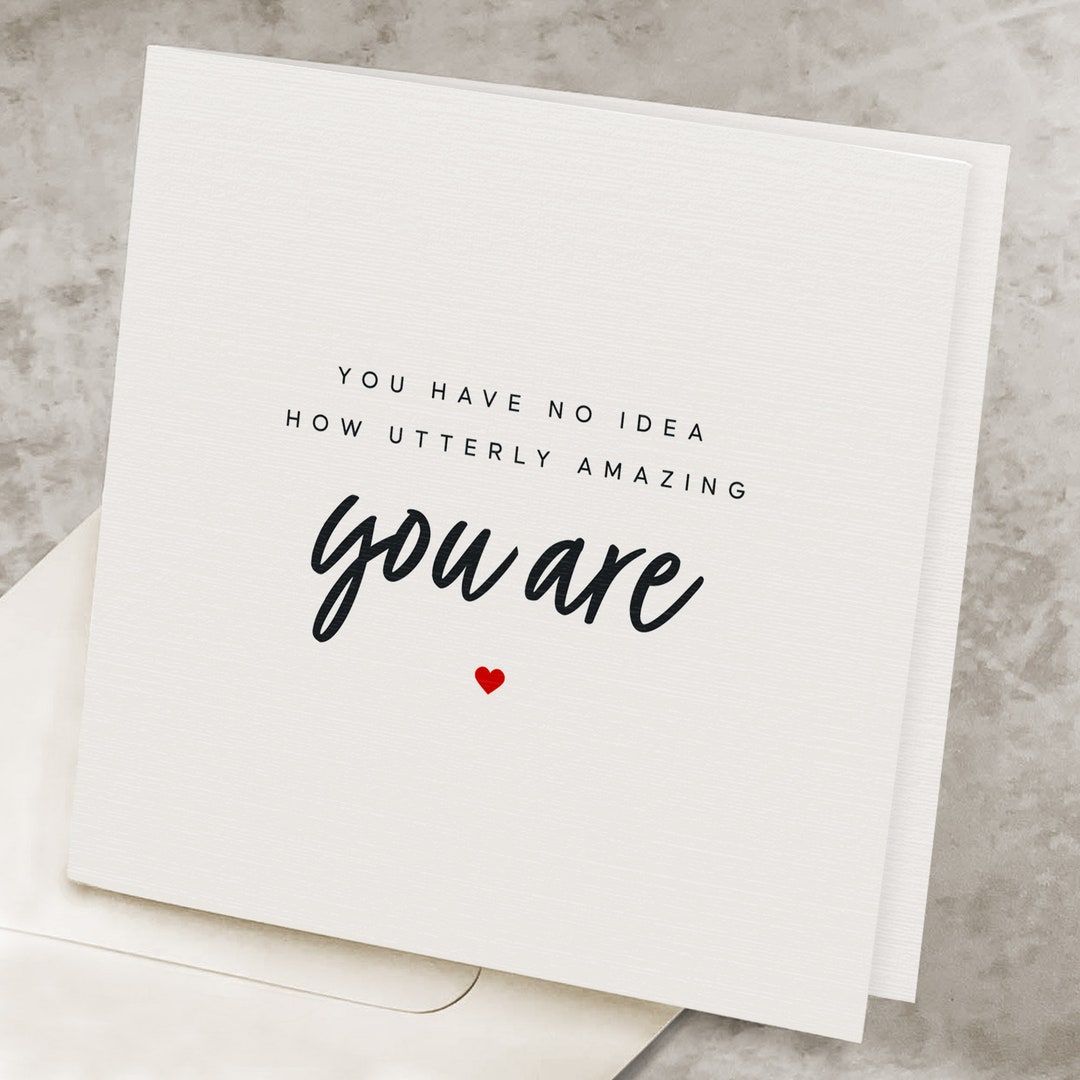 Appreciation Card for Best Friend, for Her Thank You Card, for Him ...