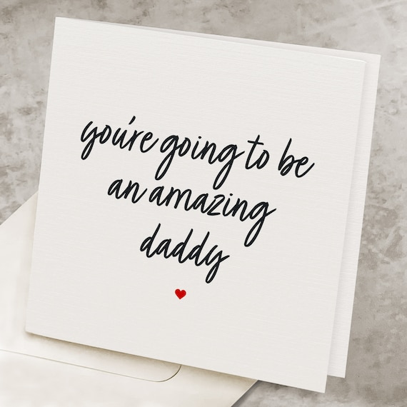 New Dad Pregnancy Congratulations Card First Baby New Father - Etsy