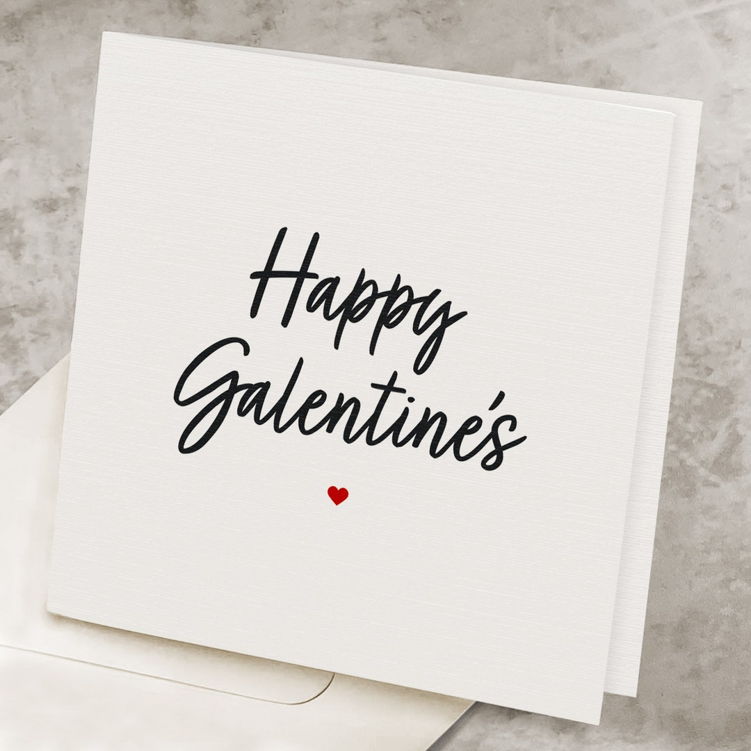 Happy Galentines Day Card, for Girl Friend, Happy Galentine's Day Card ...