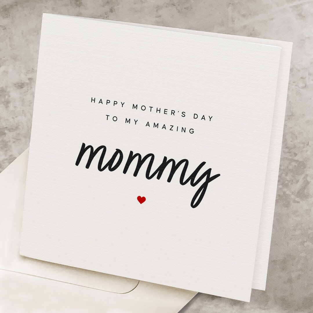 Heartfelt Happy Mothers Day Card, for Best Mom Ever, Sentimental ...