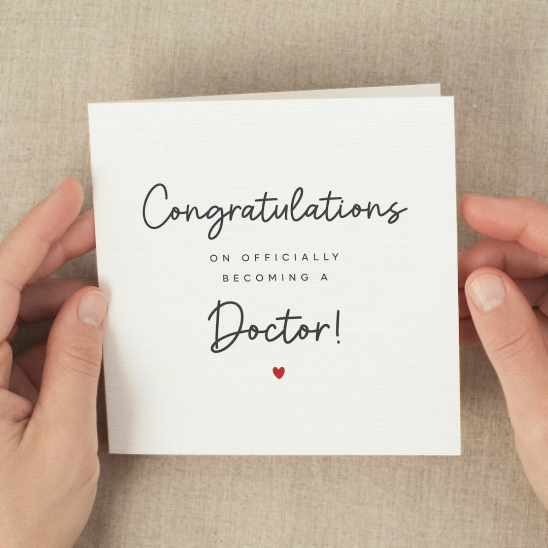 Doctor Graduation Card 2024 Medical School Graduation Cards '24 Doc ...