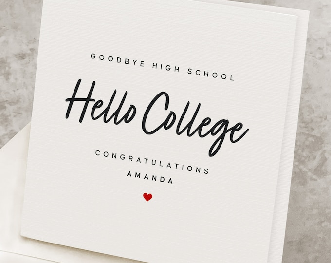 Personalized High School Graduation Card, Funny High School Senior ...