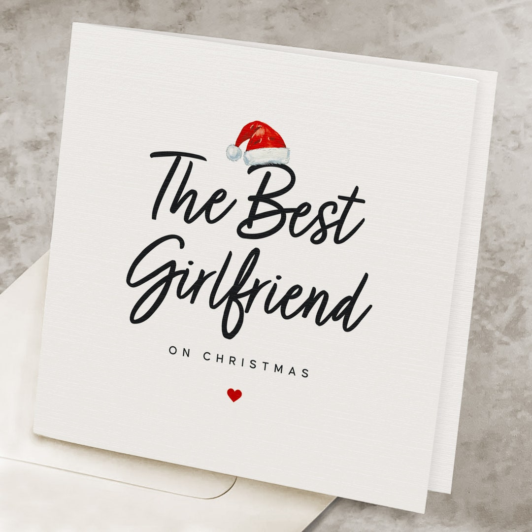 Best Girlfriend Christmas Card, Cute Christmas Card for Amazing ...