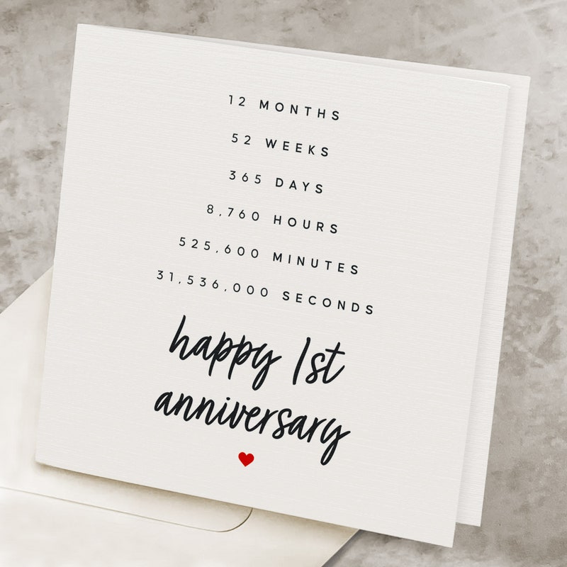 First Anniversary - Etsy