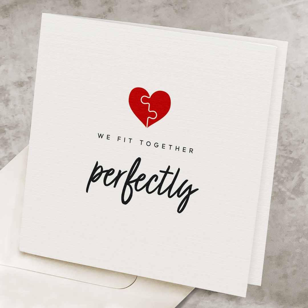 Perfect Couple Valentines Day Card, Perfect Husband, Boyfriend, Perfect ...