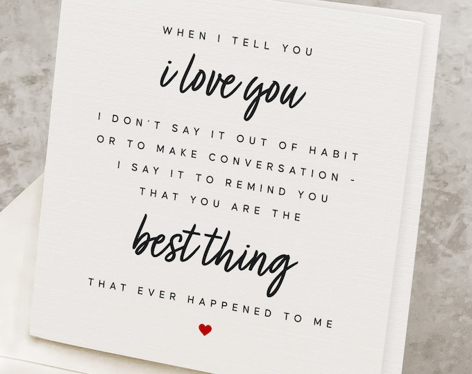 Personalized Girlfriend Valentines Day Card, Happy Valentine's Card for ...