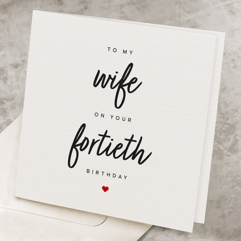 40th Birthday for Partner - Etsy